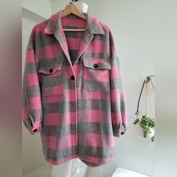 Jackets & Coats | Shein Shacket Long | Poshmark